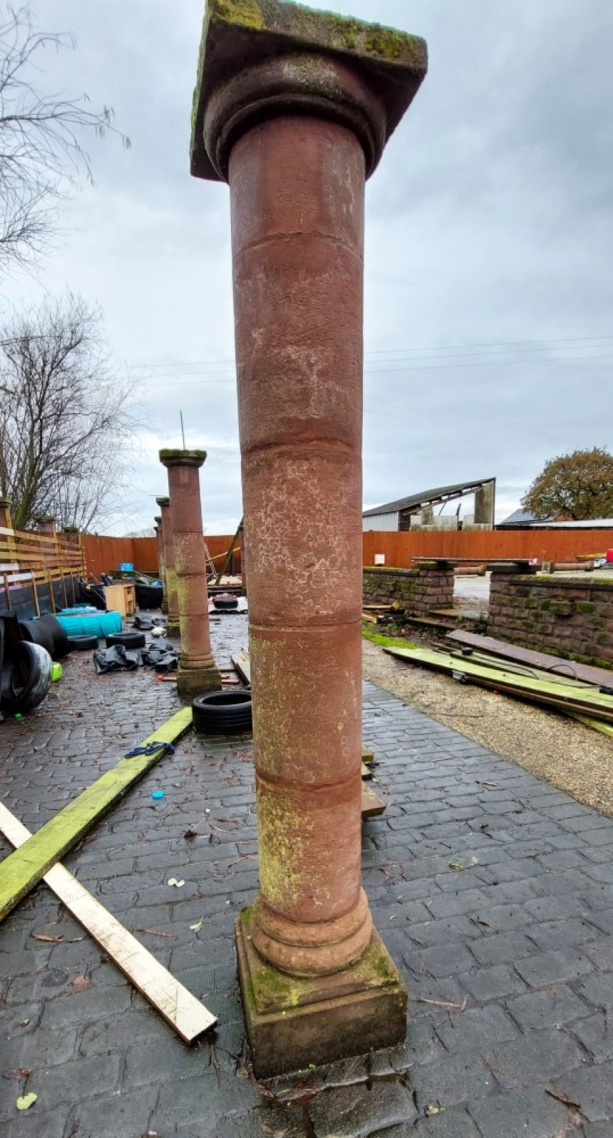 Antique & Reclaimed 10 Tuscan Columns 2400mm- SalvoWEB UK