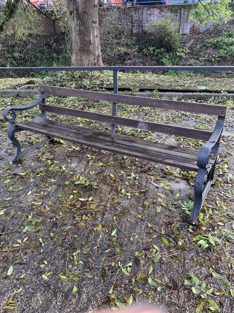Antique & Reclaimed Cast iron park bench - SalvoWEB UK