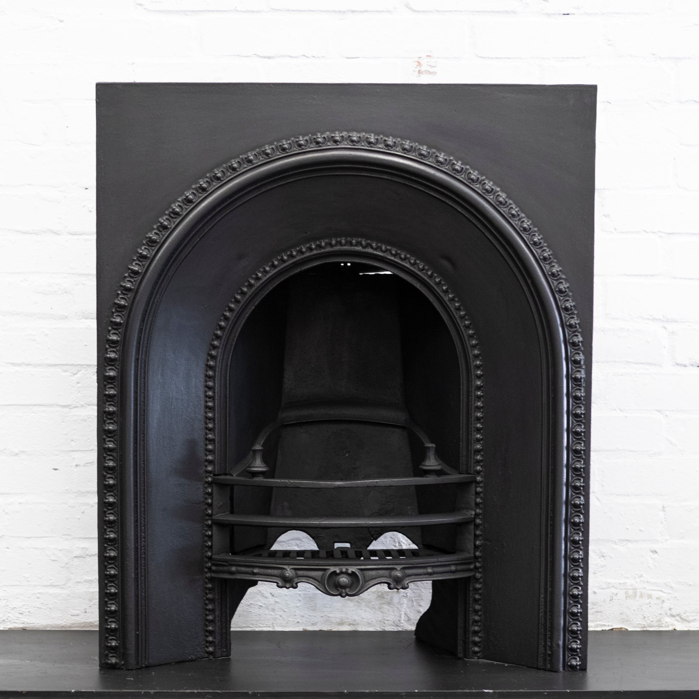 Antique & Reclaimed listings Antique Cast Iron Arched Fireplace Insert ...