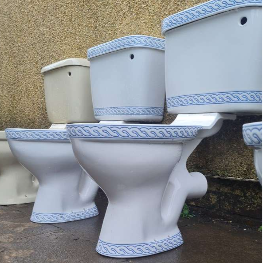 Wanted Alerts Qualcast/Qualitas Limoges blue rope toilet, bidet and ...