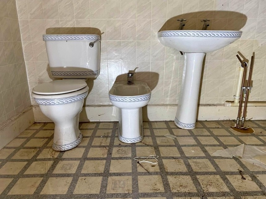 Wanted Alerts Qualcast/Qualitas Limoges blue rope toilet, bidet and ...