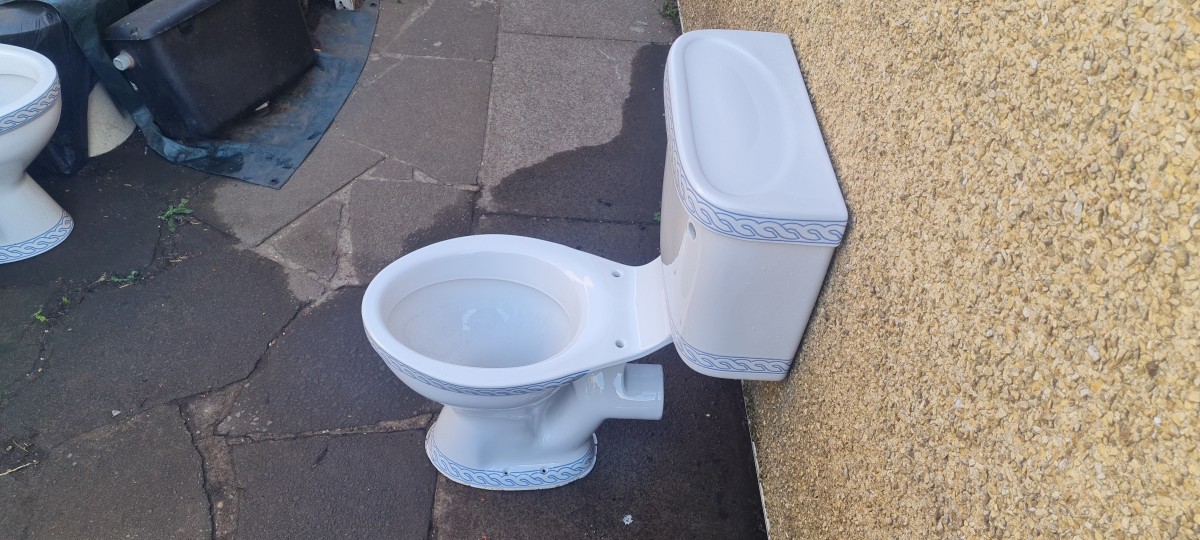 Wanted Alerts Qualcast/Qualitas Limoges blue rope toilet, bidet and ...