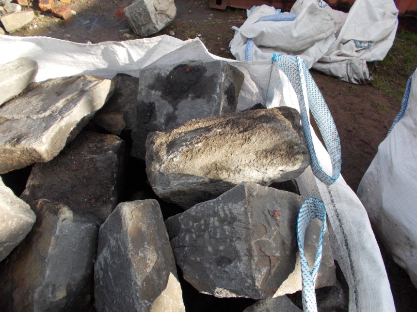 Antique & Reclaimed Reclaimed blue pennant building stone- SalvoWEB UK