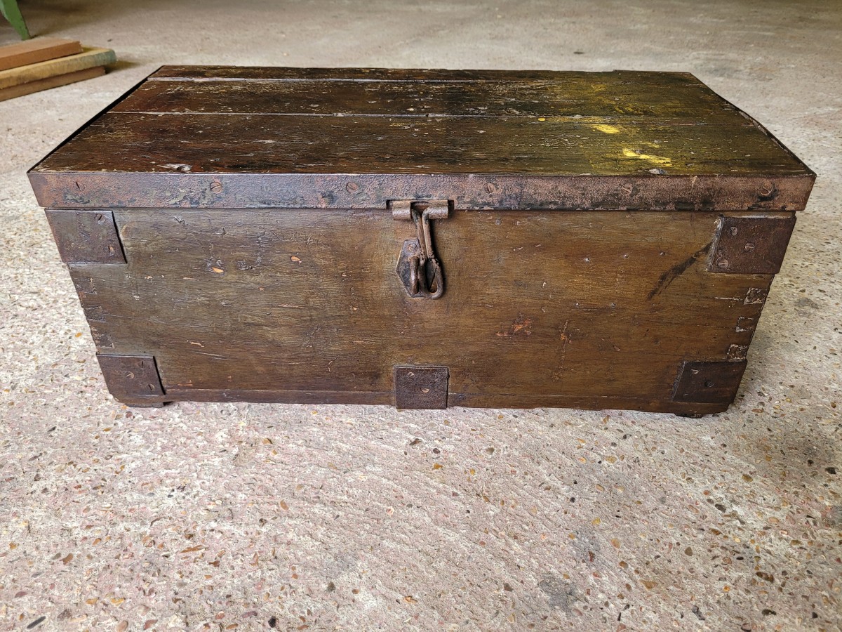Antique & Reclaimed Vintage Tool Chest Solid Wood Hand Made- SalvoWEB UK