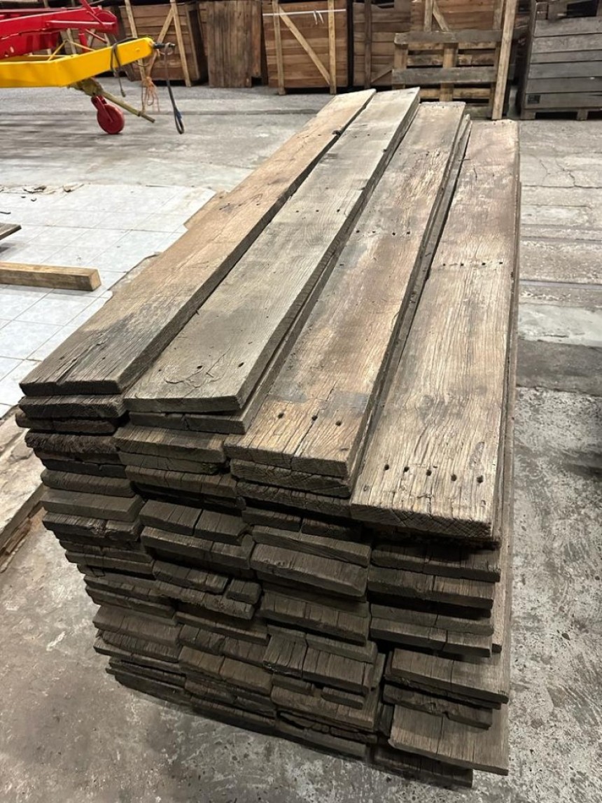 Antique & Reclaimed Reclaimed Oak Flooring Boards- SalvoWEB Holland