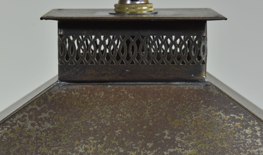 Antique & Reclaimed Pyramidal Mirrored Light -Large- SalvoWEB UK