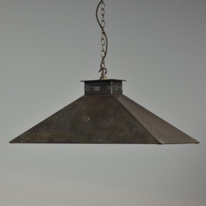 Antique & Reclaimed Pyramidal Mirrored Light -Large- SalvoWEB UK
