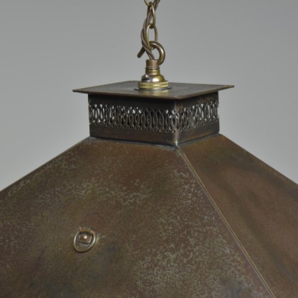 Antique & Reclaimed Pyramidal Mirrored Light -Large- SalvoWEB UK