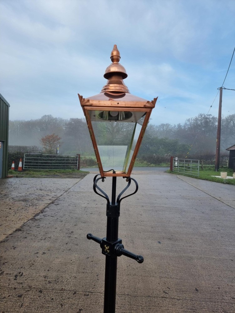 Recraft & Upcycled DW Windsor Street Refurbished Copper Light with ...