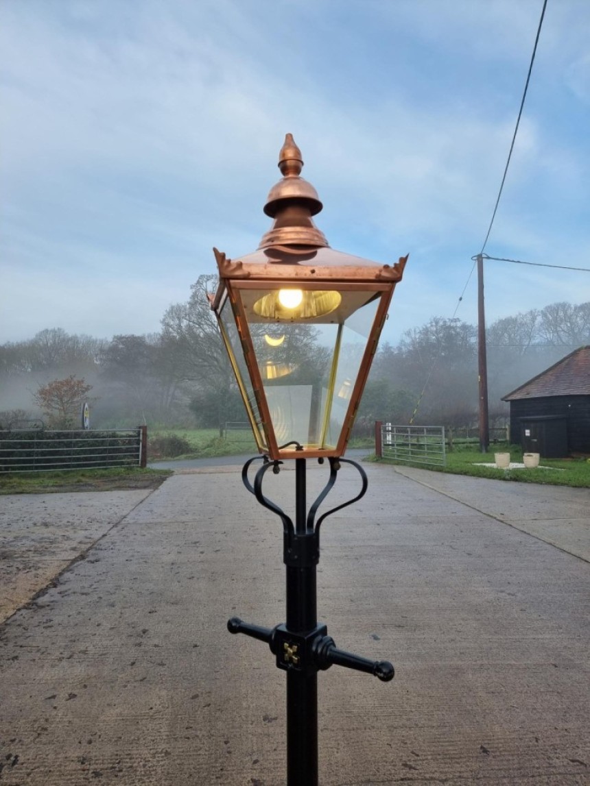 Recraft & Upcycled DW Windsor Street Refurbished Copper Light with ...