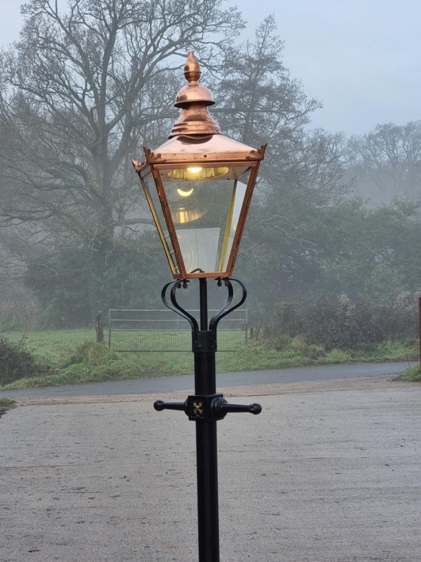 Recraft & Upcycled DW Windsor Street Refurbished Copper Light with ...