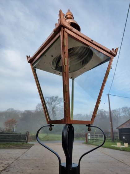 Recraft & Upcycled DW Windsor Street Refurbished Copper Light with ...
