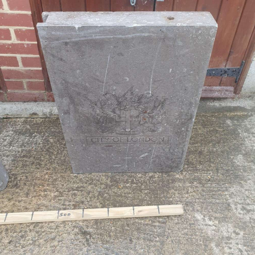 Antique & Reclaimed Grey Granite Block - City of London - ALSO ...