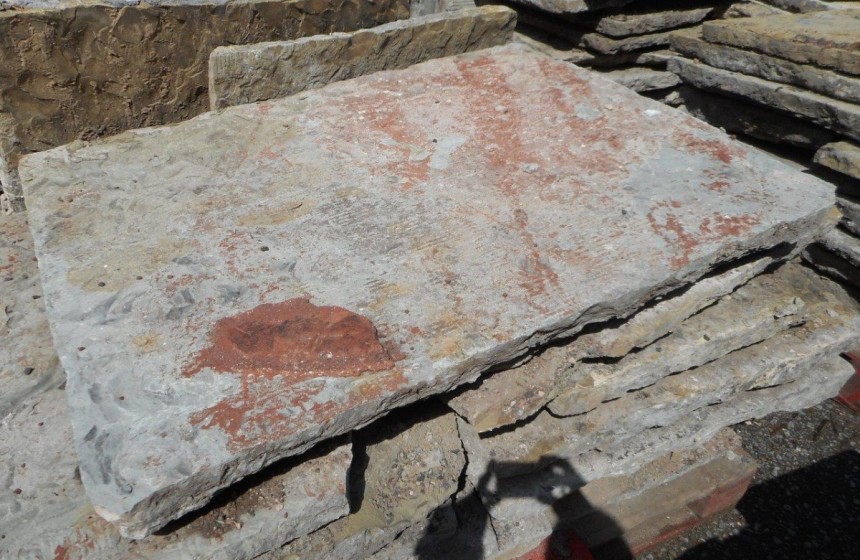 Antique & Reclaimed Reclaimed mill stone paving flags 55mm to 100mm ...