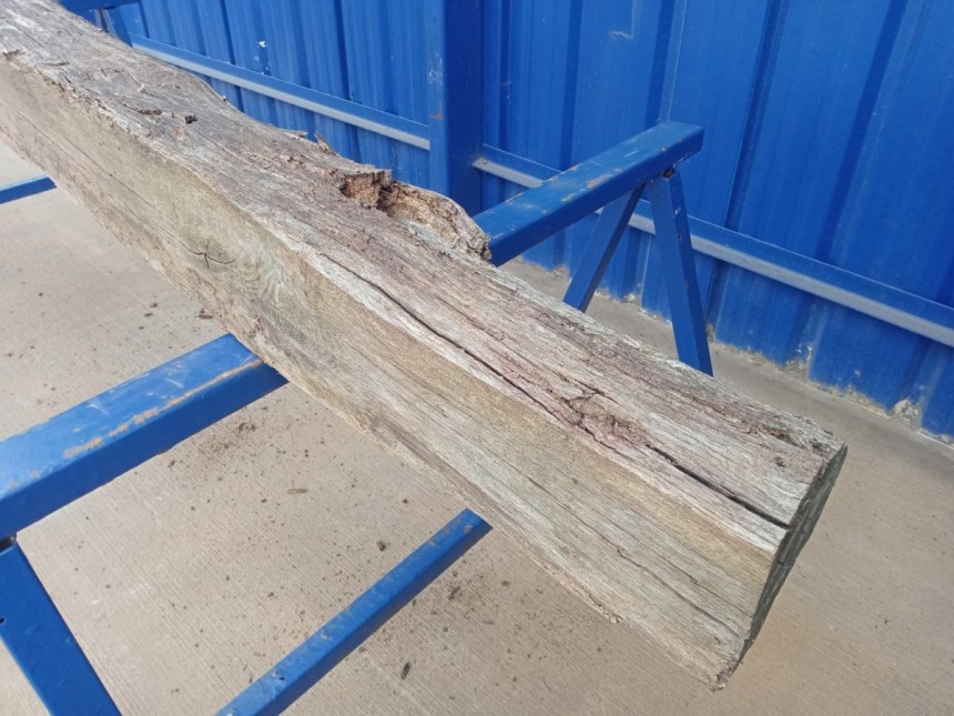 Antique & Reclaimed Reclaimed oak timber beam 12 foot long- SalvoWEB UK