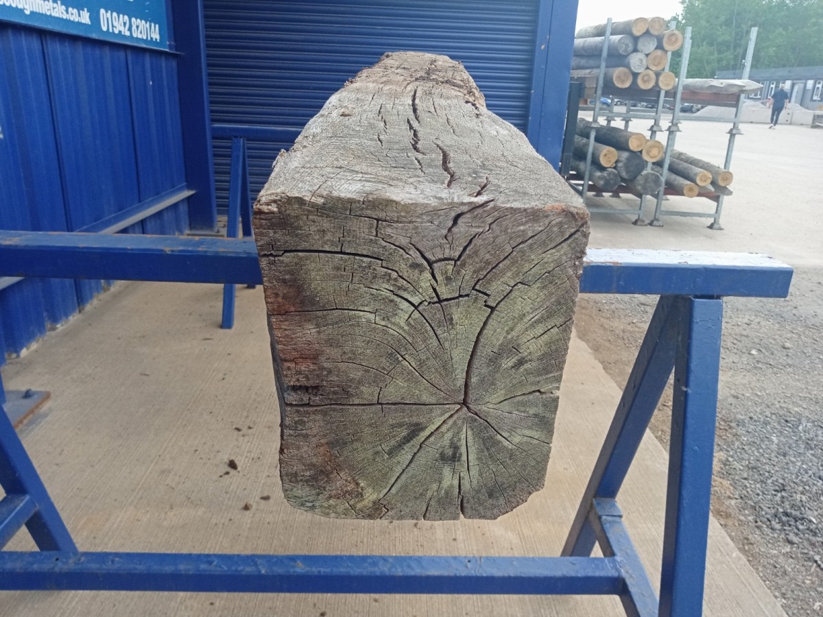 Antique & Reclaimed Reclaimed oak timber beam 12 foot long- SalvoWEB UK