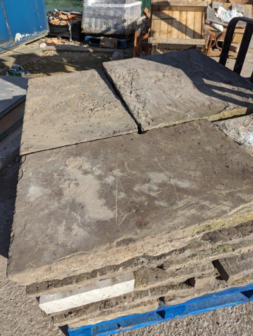 Antique & Reclaimed Reclaimed Yorkstone Flags- SalvoWEB UK