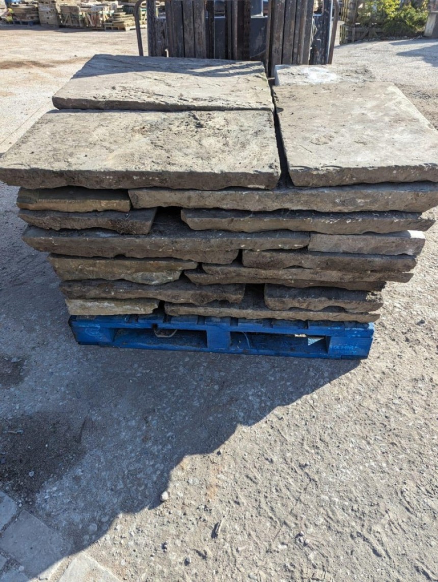 Antique & Reclaimed Reclaimed Yorkstone Flags- SalvoWEB UK