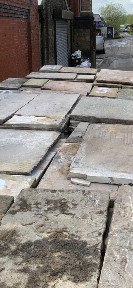 Antique & Reclaimed Reclaimed Yorkstone Flags- SalvoWEB UK