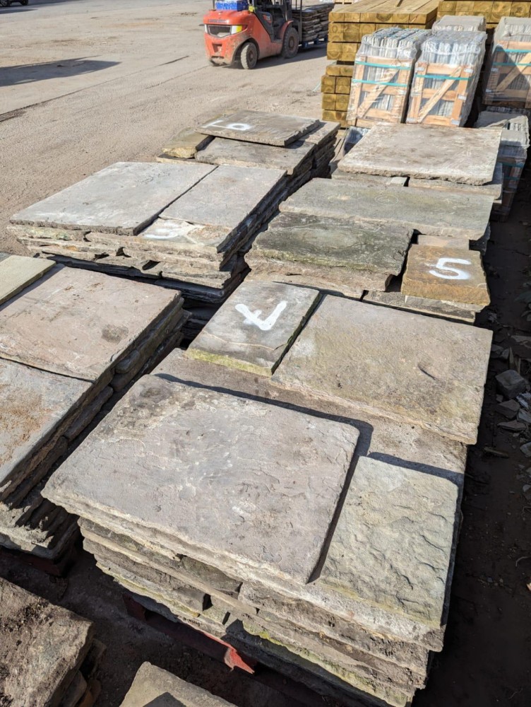 Antique & Reclaimed Reclaimed Yorkstone Flags- SalvoWEB UK