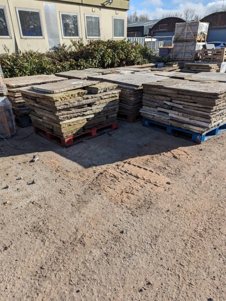 Antique & Reclaimed Reclaimed Yorkstone Flags- SalvoWEB UK