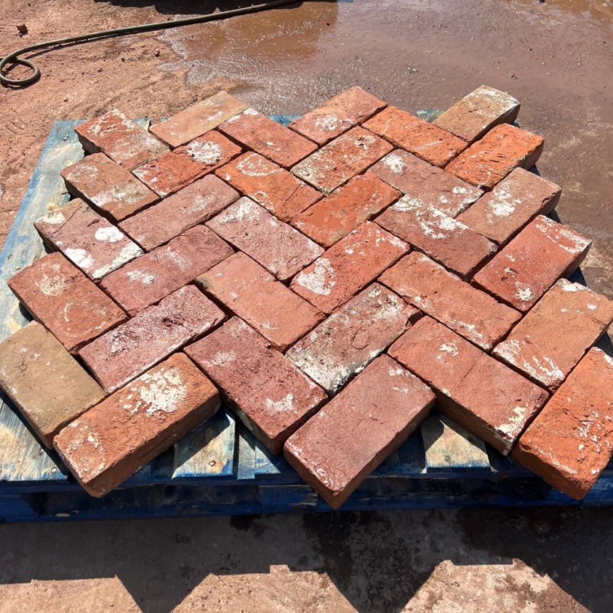 Antique & Reclaimed Reclaimed Victorian Handmade Clay Paving Brick ...