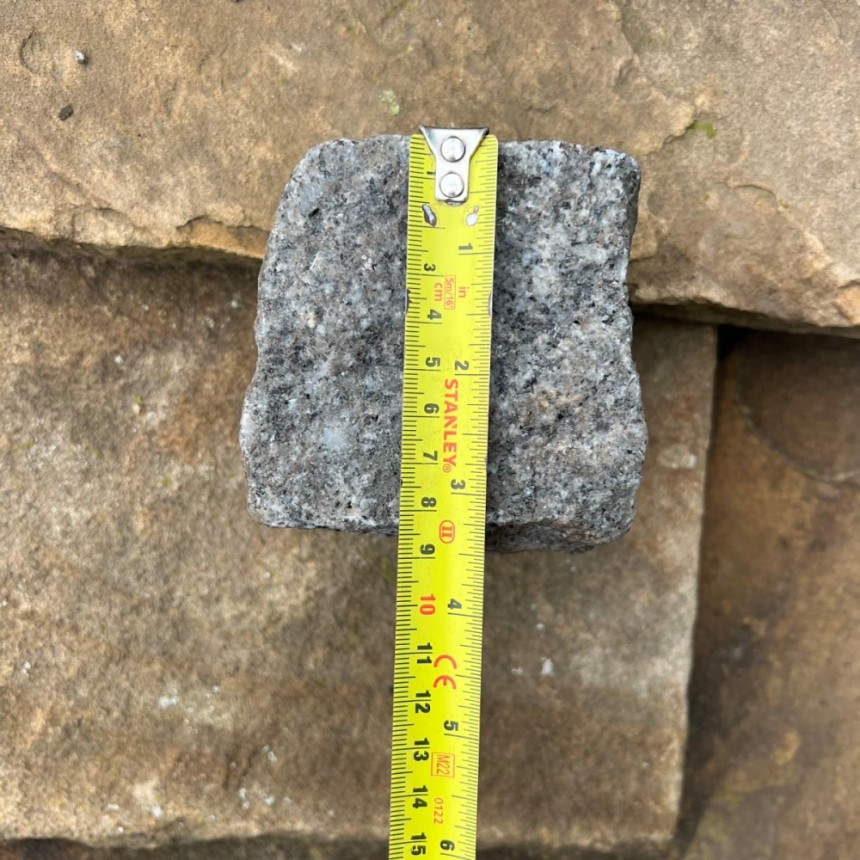 Antique & Reclaimed Reclaimed Small Stone 3" x 3" Granite Cobble Setts ...