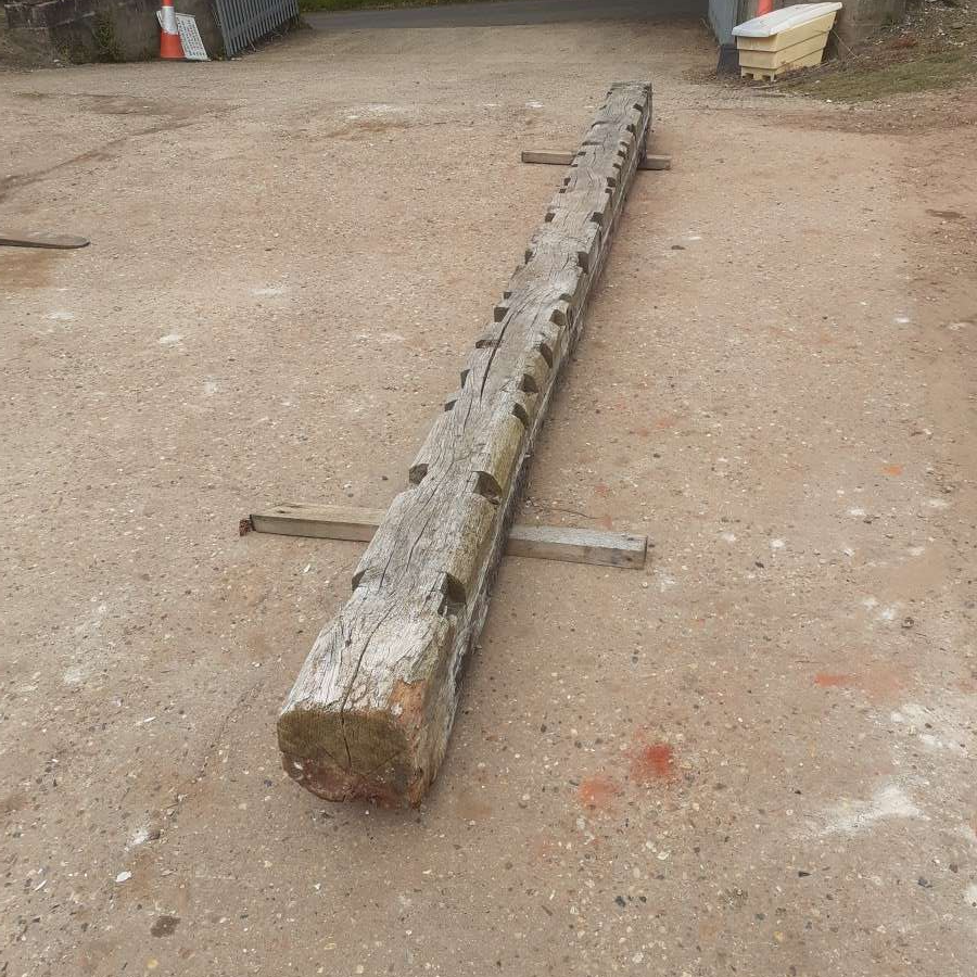 Antique & Reclaimed Large Oak Beam- SalvoWEB UK