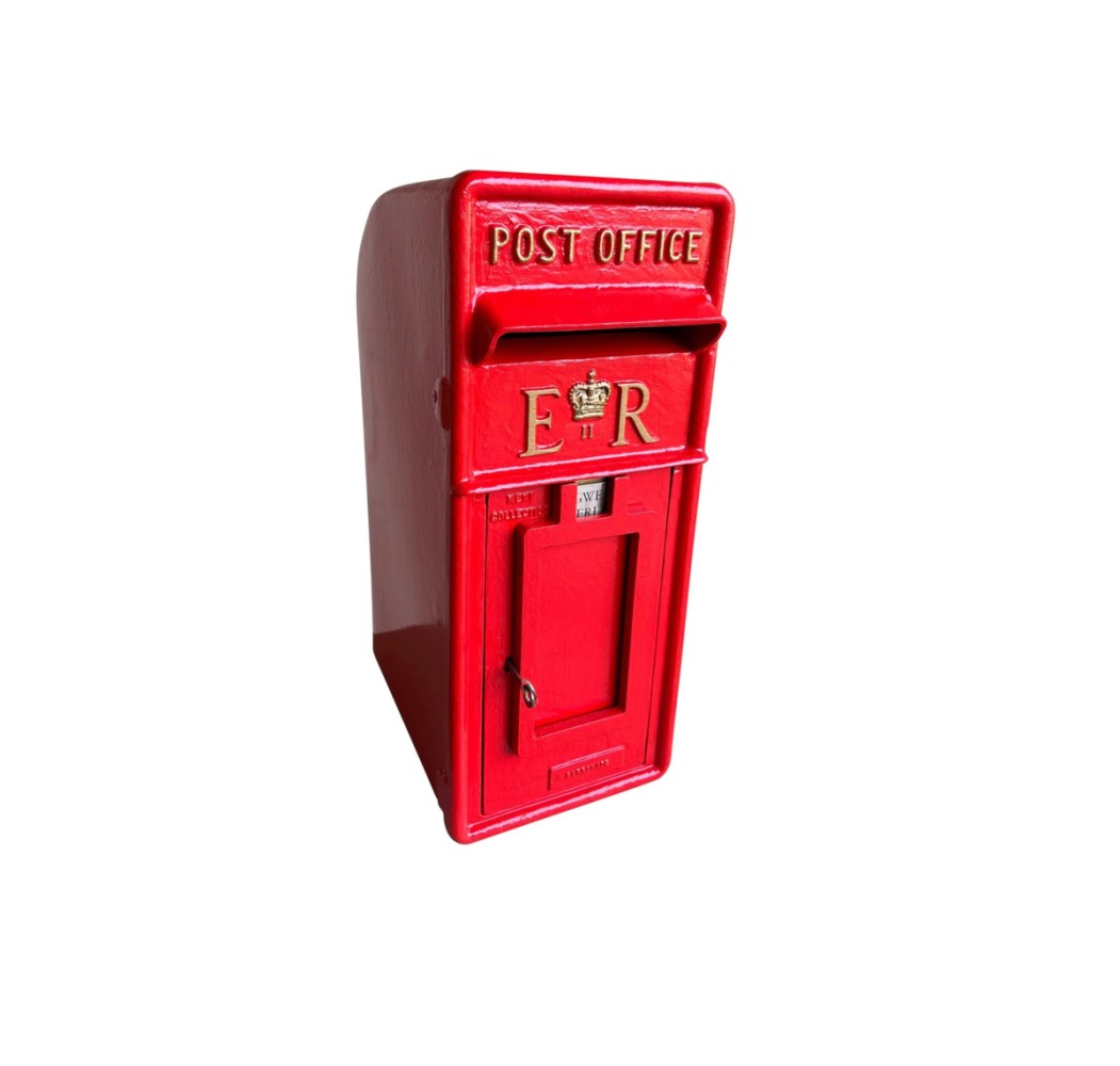 Antique & Reclaimed Antique ERII Arch Back Post Box - Genuine Royal ...