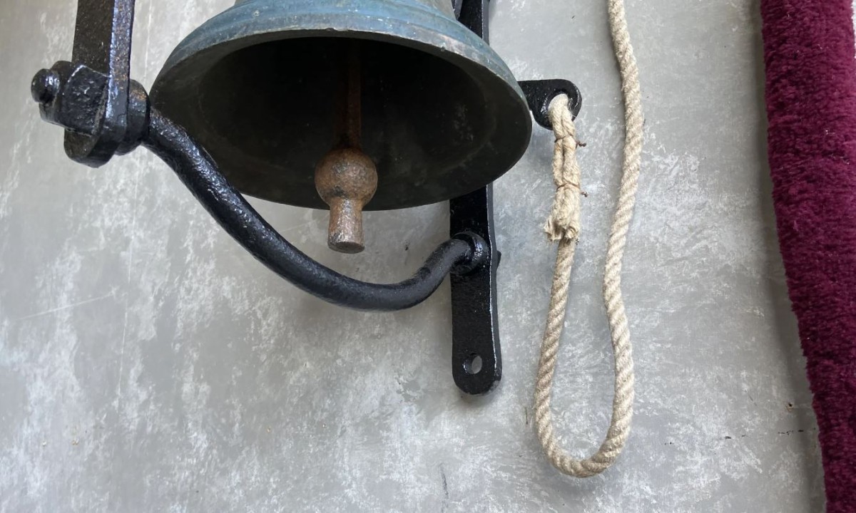 Antique & Reclaimed Antique Victorian Wall Mounted Bronze Church Bell ...
