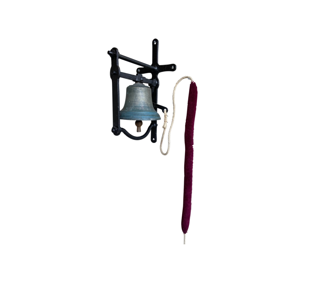 Antique & Reclaimed Antique Victorian Wall Mounted Bronze Church Bell ...