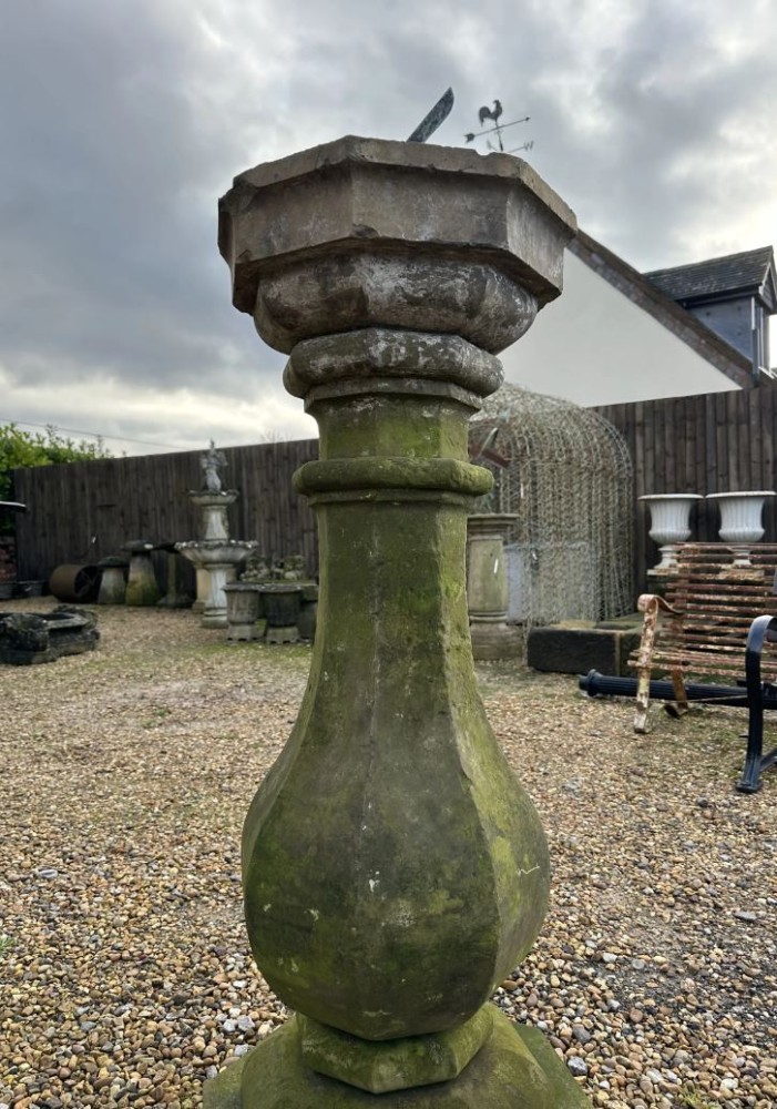 Antique & Reclaimed Large Antique Hand Carved Solid Stone Garden ...