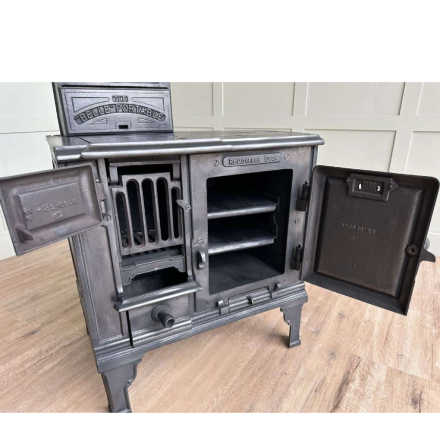 Antique & Reclaimed Antique Reclaimed Small Cast Iron Kitchen Range by ...