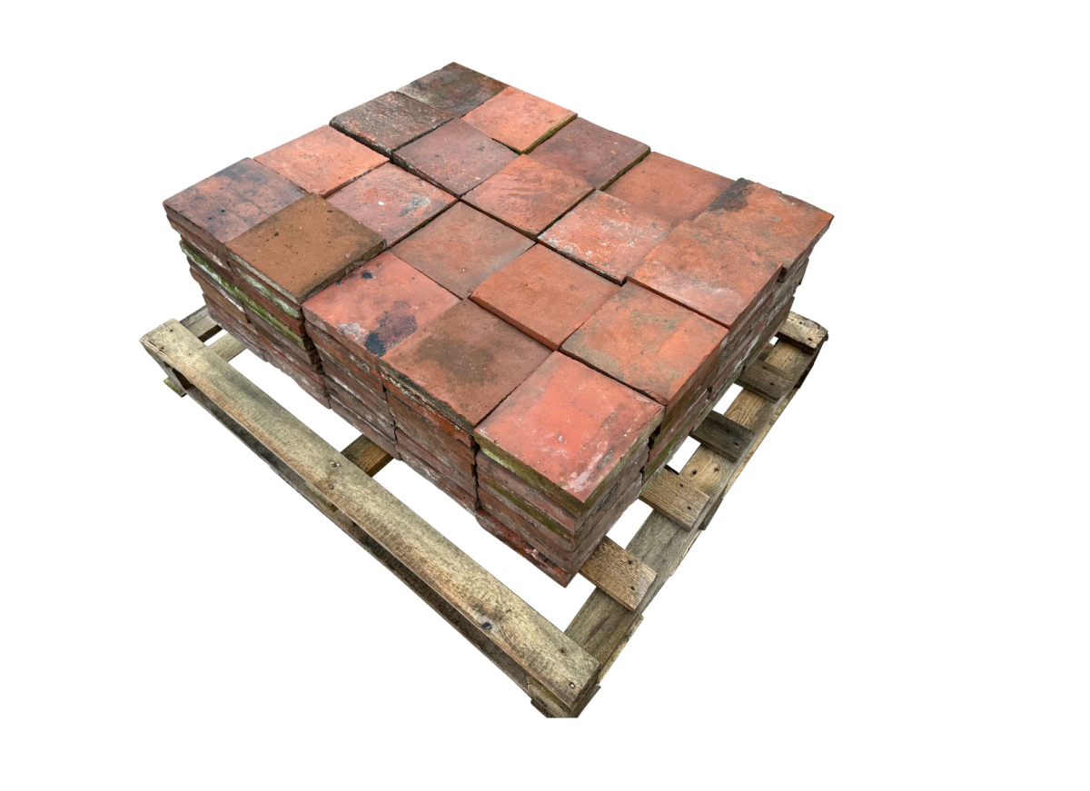Antique & Reclaimed Batch of 160 Reclaimed Antique Terracotta Quarry ...