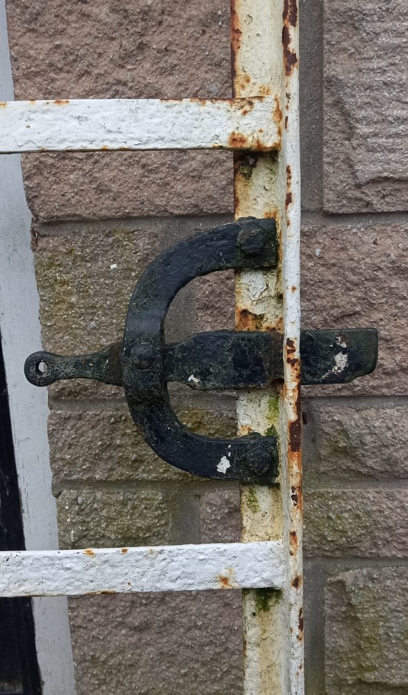 Antique & Reclaimed Antique riveted wrought iron field gate- SalvoWEB UK