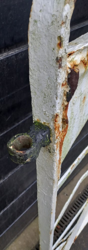 Antique & Reclaimed Antique riveted wrought iron field gate- SalvoWEB UK