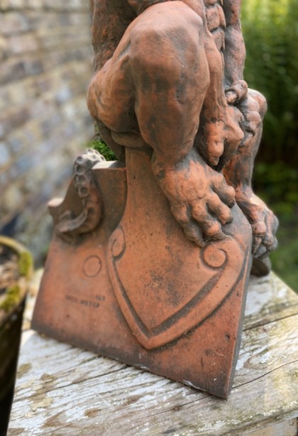 New & Repro New: Notre Dame large gargoyle roof finial 90 degree angled ...