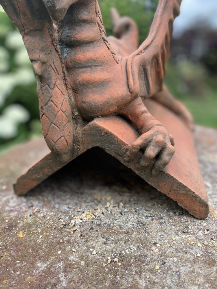 New & Repro New: Brecon dragon roof finial 100 degree angled decorative ...
