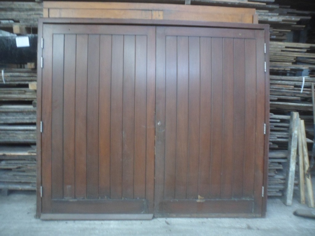 Antique & Reclaimed Reclaimed solid Sapele Mahogany garage Doors and ...