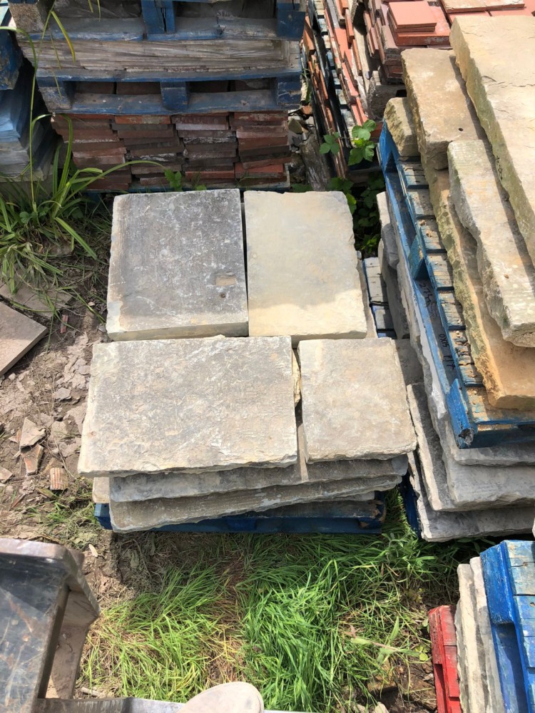 Antique & Reclaimed Reclaimed York Stone Flags 80m2- SalvoWEB UK