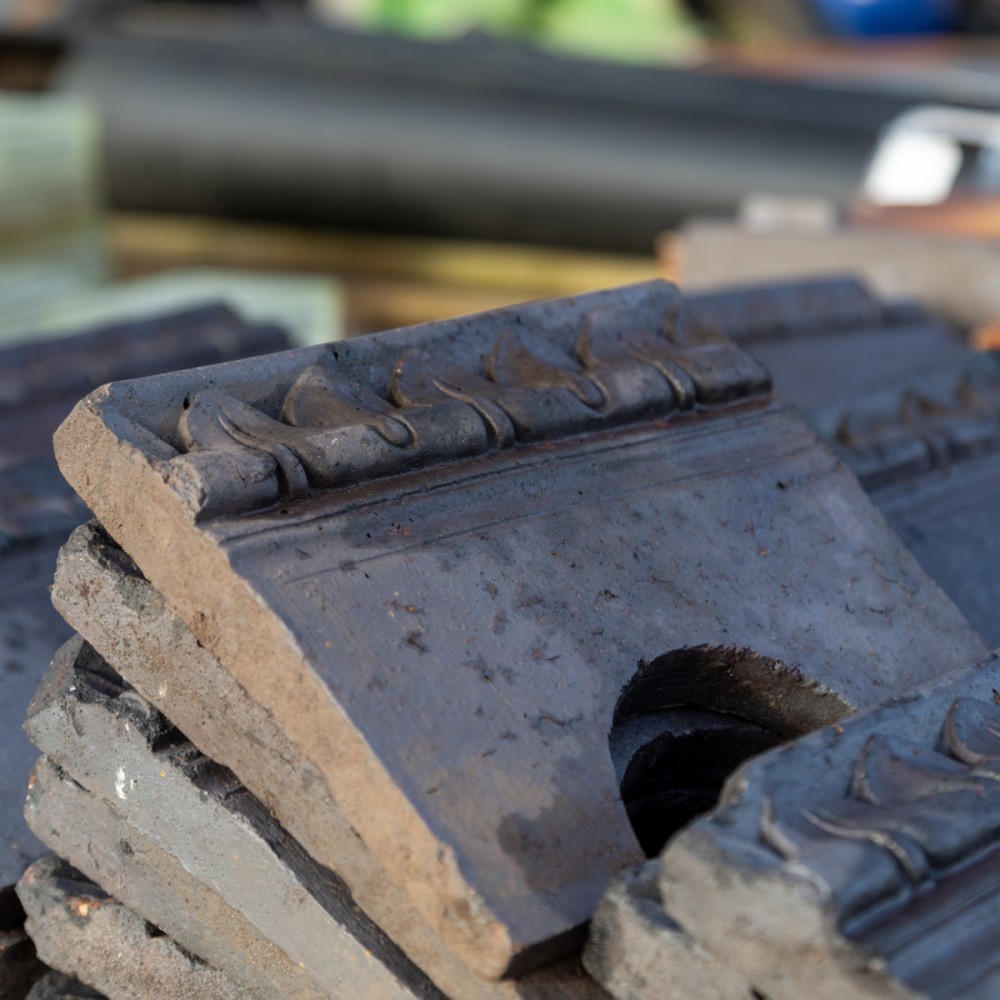 Antique & Reclaimed Victorian Staffordshire Blue Edging Tiles RWI9033 ...