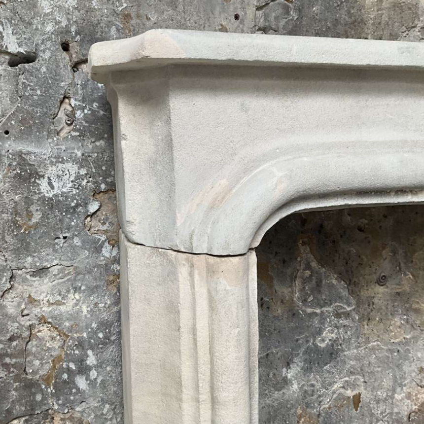 Antique & Reclaimed Reclaimed French Limestone Fireplace- SalvoWEB UK