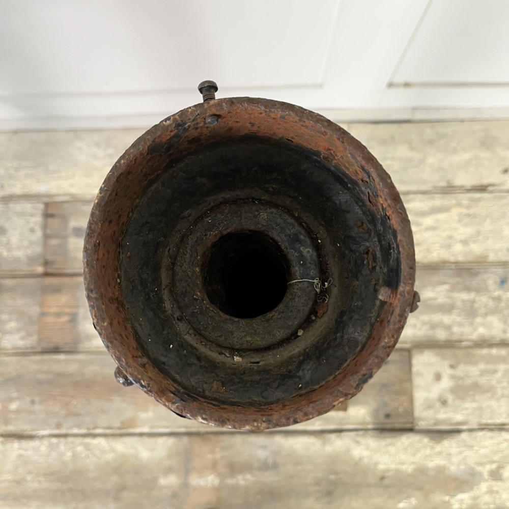 Antique & Reclaimed Pr. Victorian Cast Iron Lantern Bases- SalvoWEB UK