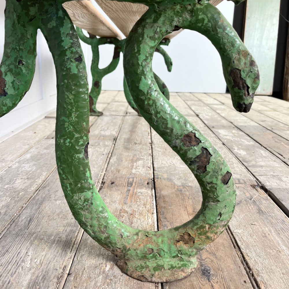 Antique & Reclaimed Victorian Cast Iron Garden Bench- SalvoWEB UK