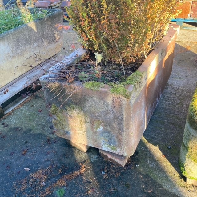 Antique & Reclaimed Large salt glaze trough- SalvoWEB UK