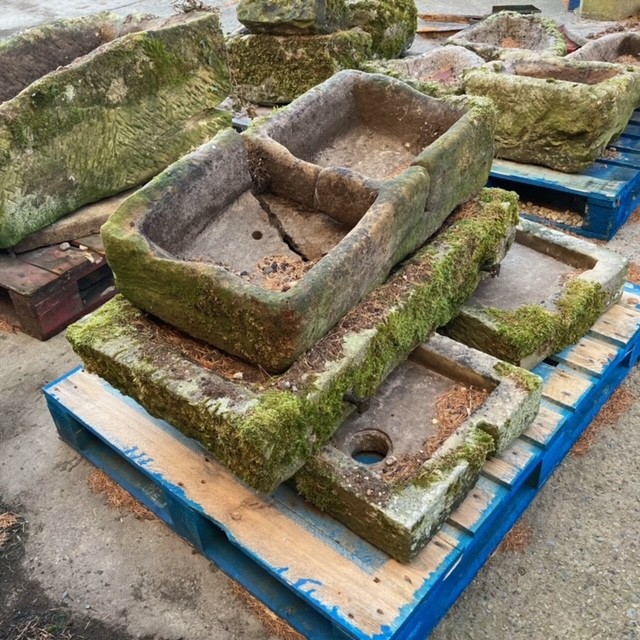 Antique & Reclaimed Old stone sinks- SalvoWEB UK
