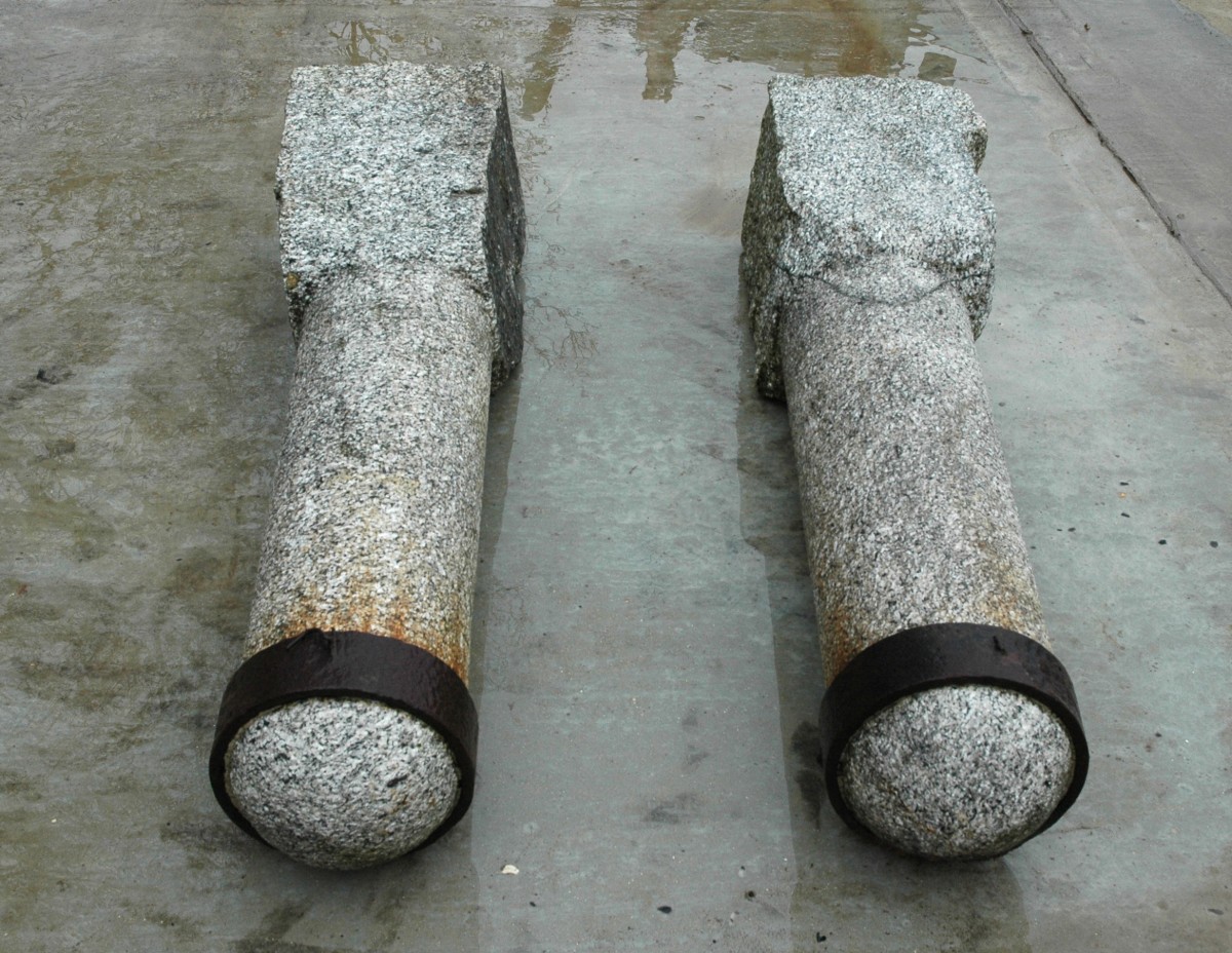 Antique & Reclaimed Granite bollards / posts- SalvoWEB UK