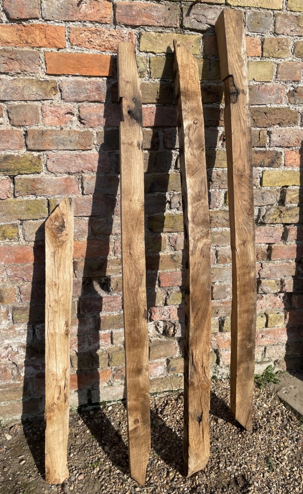 Antique & Reclaimed Reclaimed Oak and Elm Rafters/Braces - SalvoWEB UK
