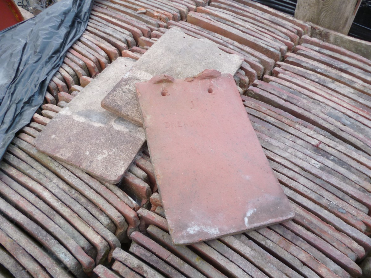 Antique & Reclaimed Reclaimed hand made clay tiles 11"x7"- SalvoWEB UK