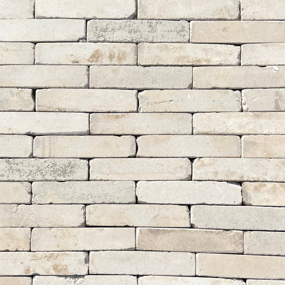Antique & Reclaimed Reclaimed White Linear Bricks- SalvoWEB UK